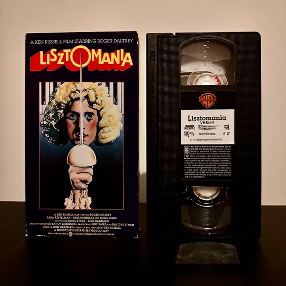 Warner Bros. | Media | Lisztomania Vhs | Poshmark